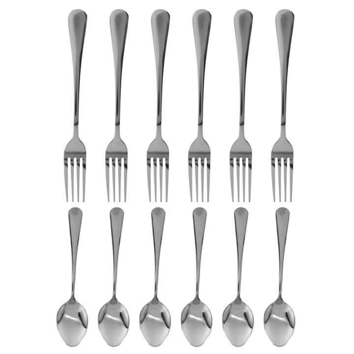 (KSIC) Set of 12, Stainless Steel Dinner Forks and Spoons, Find Top ...