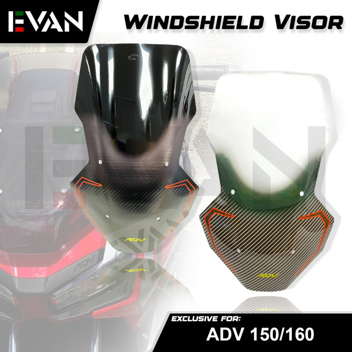 EVAN.PH Honda ADV 150/160 Windshield Visor With Bolt Made in Thailand ...
