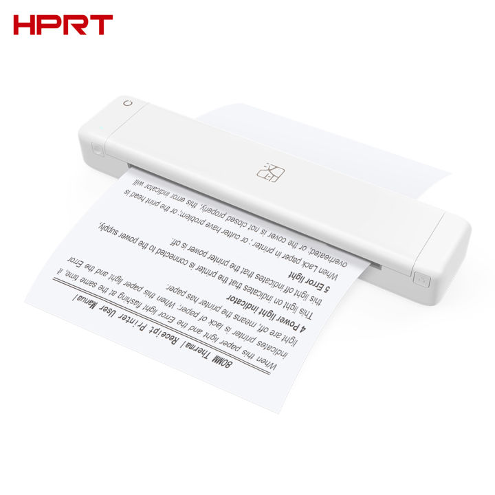 HPRT MT800 A4แบบพกพา Thermal Transfer Printer Wireless & USB เชื่อมต่อกับโทรศัพท์มือถือ ...