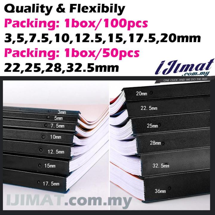 Press Binder Strip / Press Binding Comb (Black) | Lazada