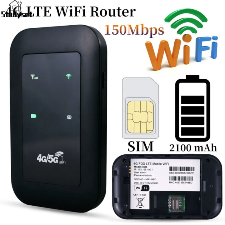 Studyset 4G LTE WiFi Router Portable 150Mbps Wireless Mobile WiFi ...