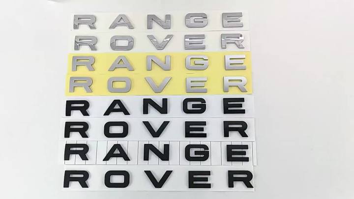 For Land Rover Hood Label Range Rover RANGE ROVER Bumper Stickers Car ...