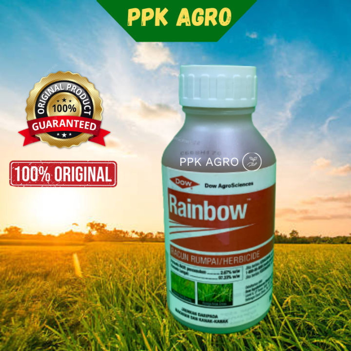 500ML Rainbow Dow Racun Padi Burung Penoxsulam / Keladi Agas / Racun ...