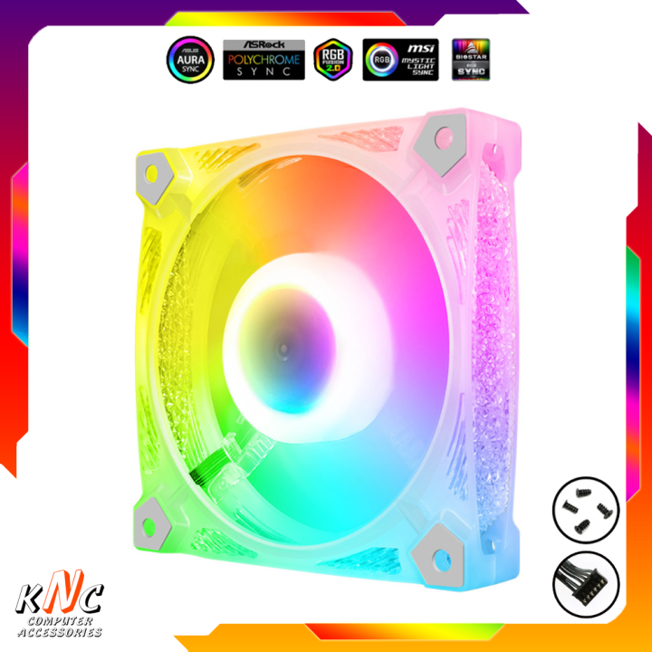 Quạt Tản Nhiệt Fan Led RGB Diamond V3 12cm Đồng Bộ Mainboard - Hub ...