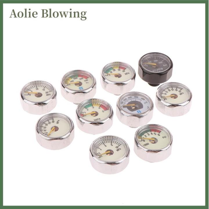Aolie Air Mini Micro Pressure Gauge Manometer Thread M10 M8 5MPA 10MPA ...