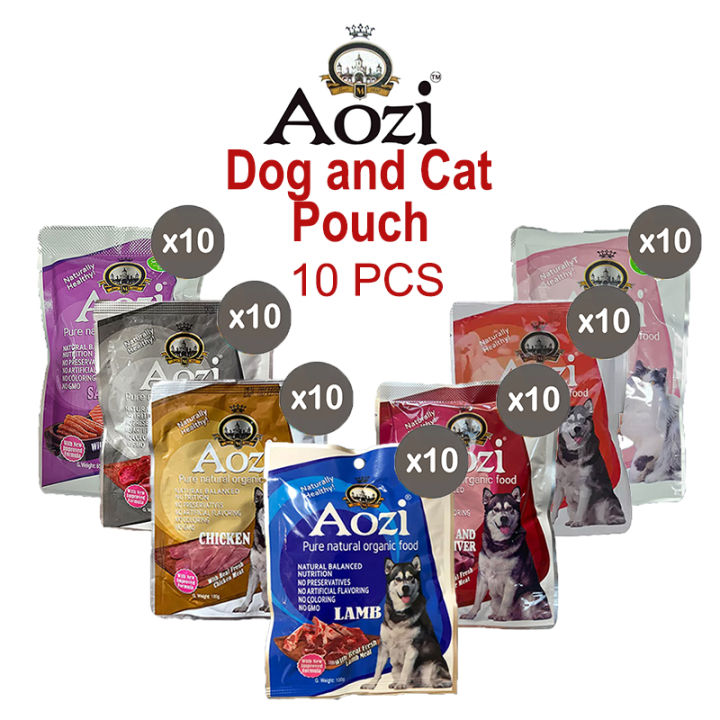 Aozi Wet Food Pouch Set of 10 100g | Lazada PH