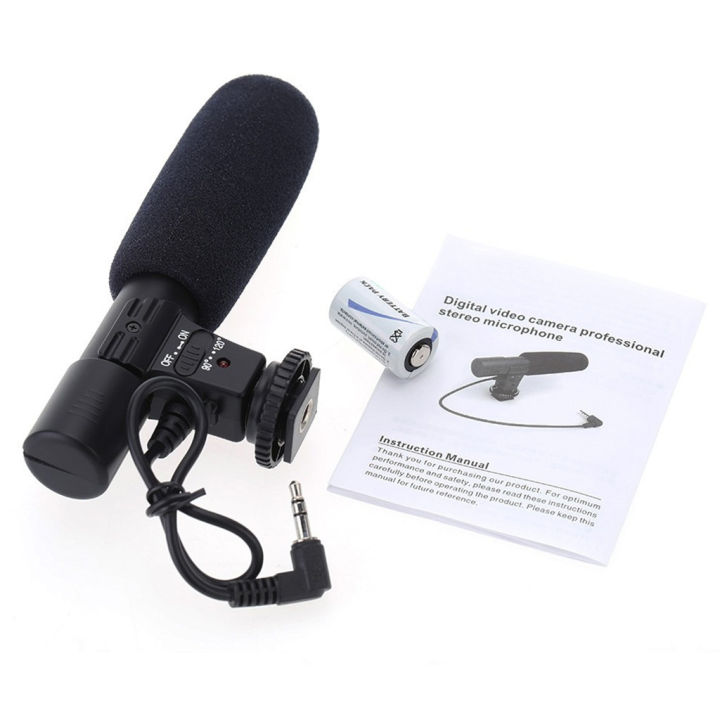 Camera Microphone Professional Video Microphone with Shock Mount ...