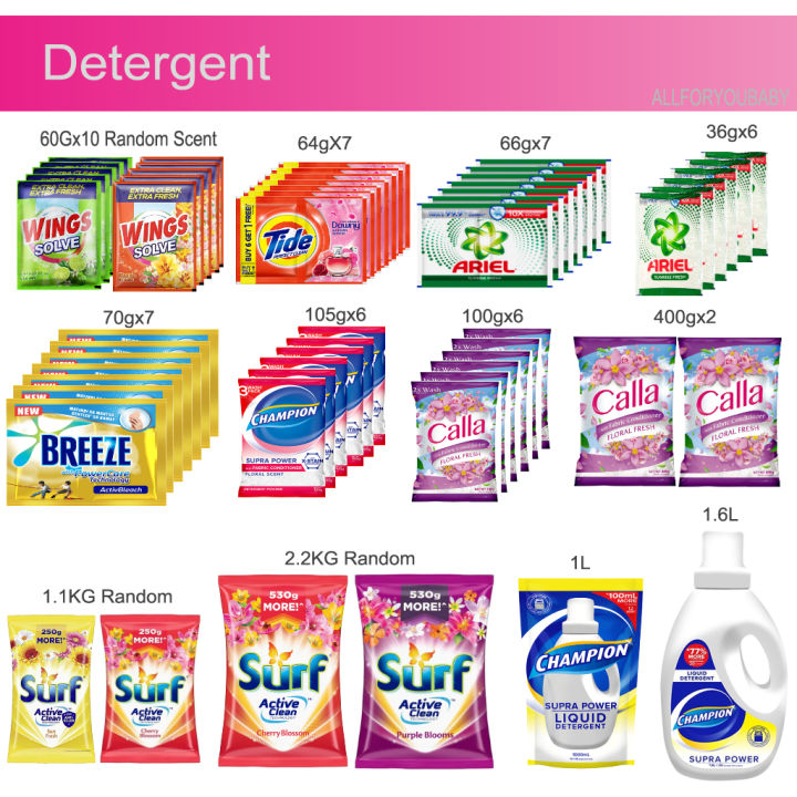 Powdered and Liquid Detergent | Lazada PH