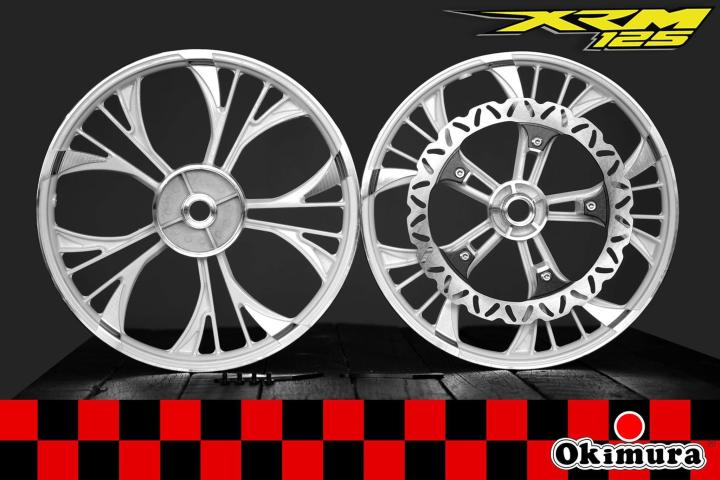 HONDA XRM MAGWHEELS - WHITE / CP (OKIMURA) | Lazada PH