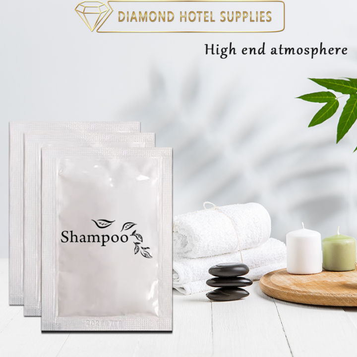 Diamond Hotel Supplies Standard Shampoo With Conditioner Sachet 100pcs. | Lazada PH