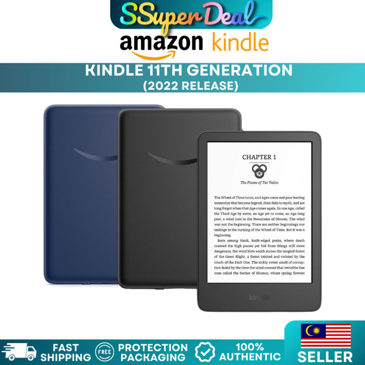 All-New Kindle 11TH Gen (วางจำหน่ายปี2022) พื้นที่เก็บข้อมูล16GB | Lazada.co.th