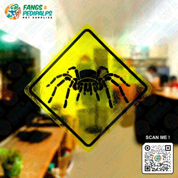 Warning Sign Decal | Waterproof | Tarantula & Scorpion Warning Sign ...