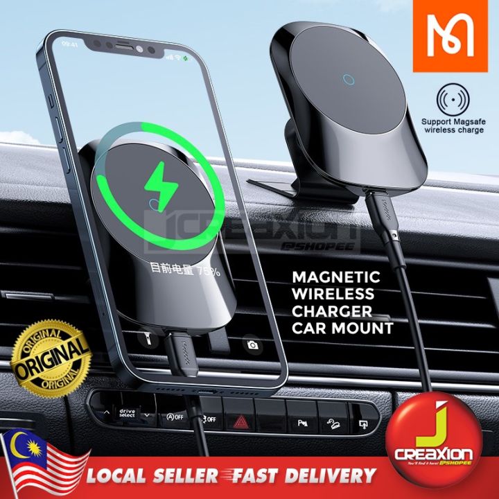 Mcdodo CH-707 15W MagSafe Magnetic Car Wireless Charging Stand | Lazada