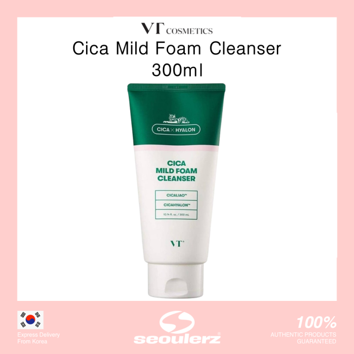 [VT] Cica Mild Foam Cleanser 300ml | Lazada