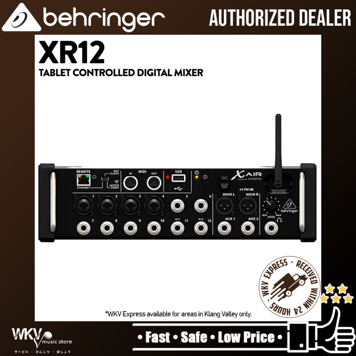 Behringer X Air XR12 12-channel Tablet-Controlled Digital Mixer | Lazada