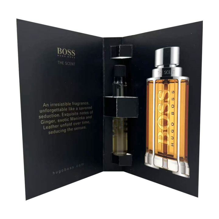 British BOSS BOTTLED Hugo boss confident men's eau de toilette sample ...