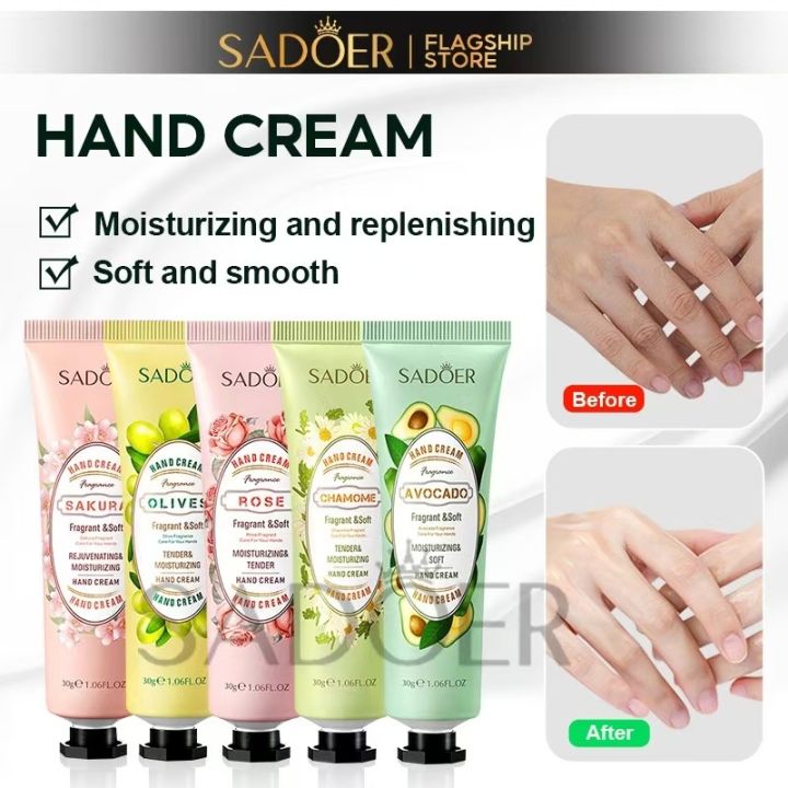 Sadoer Avocado Refreshing Non-Greasy Moisturizing Soft Hand Cream Whitening | Lazada PH