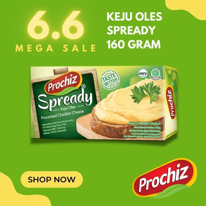 KEJU OLES PROCHIZ SPREADY 160 GRAM (EXP. Februari 2024) | Lazada Indonesia