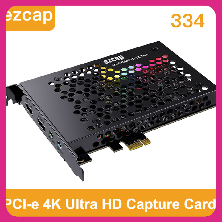 4K 60fps HDR Loop PCI-e HDMI Video Capture Card 4K30 1080P120FPS Game ...