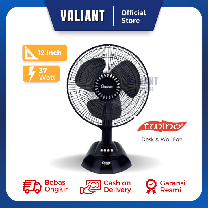 Cosmos Kipas Angin 2in1 Desk & Wall Fan 12-LDA / 12LDA Twino – 12 Inch ...