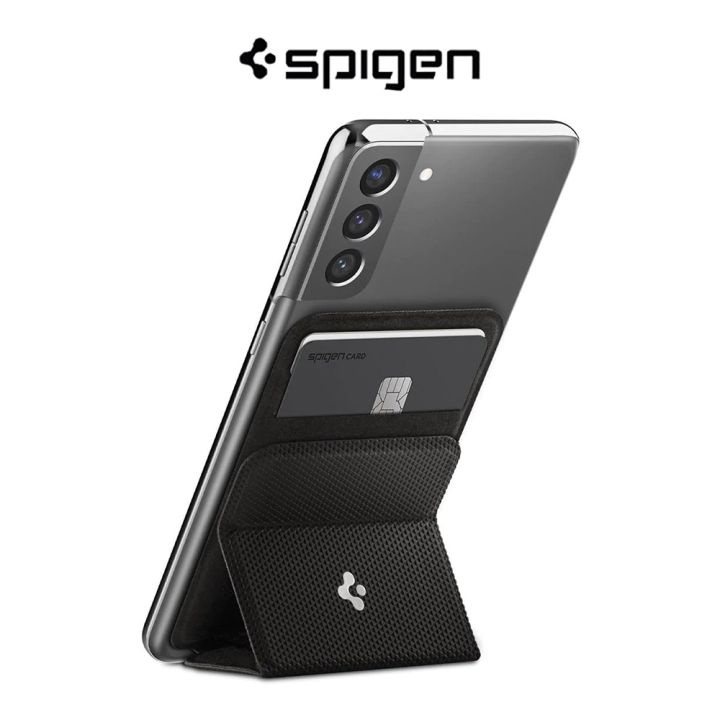 Spigen Universal Smart Fold Card Holder Phone Stand | Lazada