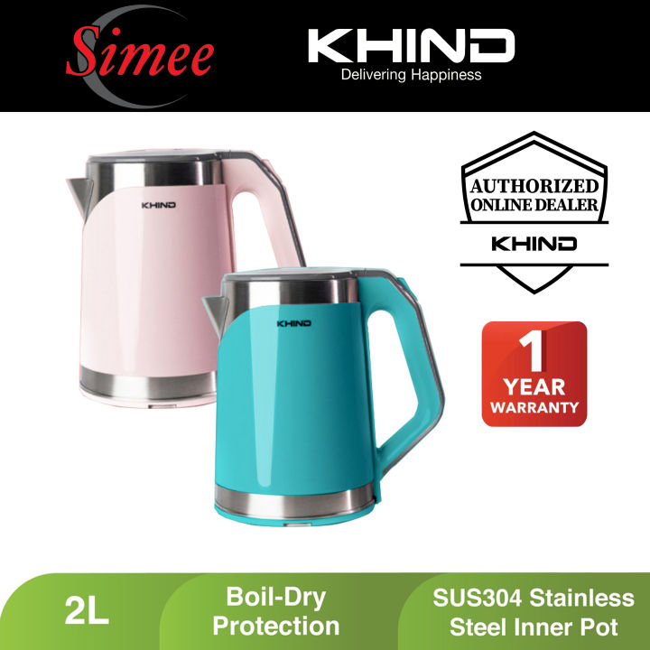 Khind Stainless Steel Jug Kettle 2.0L EK2010 EK2000 | Lazada