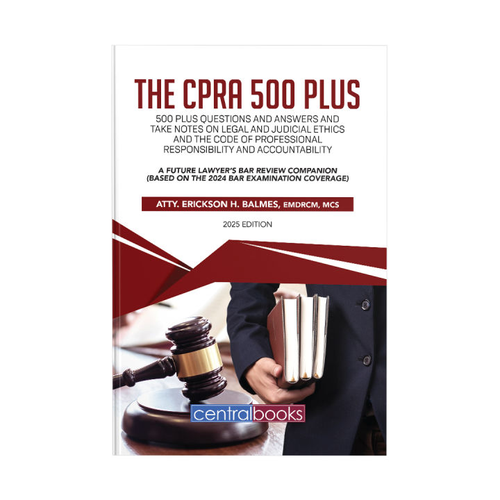 The CPRA 500 Plus (2025) [Softcover] by Prof. Erickson H. Balmes ...