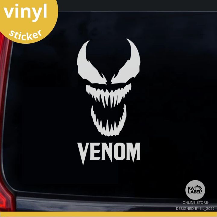 (Ready Stock) Venom Logo - Vinyl Decal Sticker for Car / Bike ...