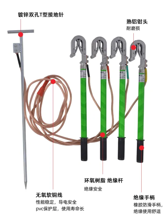 Detection of outdoor double-tongue busbar grounding rod package for 0 ...