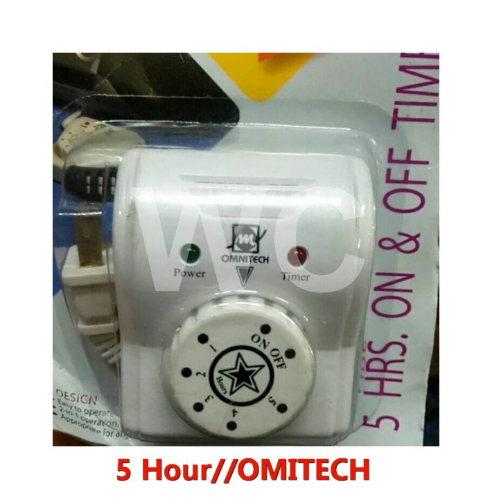 เครื่องตั้งเวลา 5ชั่วโมง ยี่ห้อ Omitech แบบใช้ง่ายมาก นาฬิกาตั้งเวลา ...