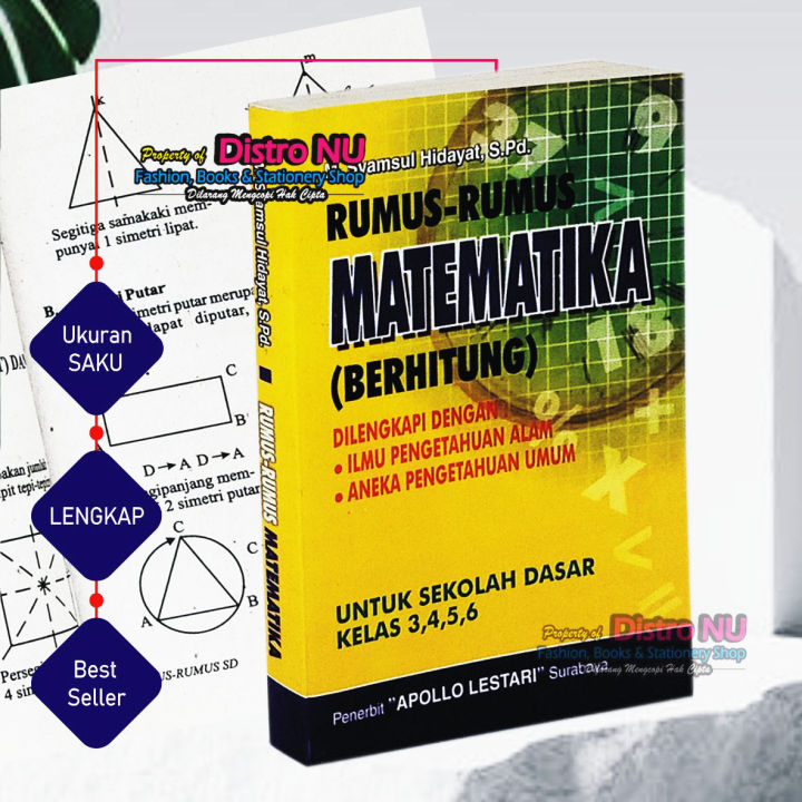 Rumus Matematika Berhitung Dilengkapi dengan IPA & Umum SD Ukuran Saku ...