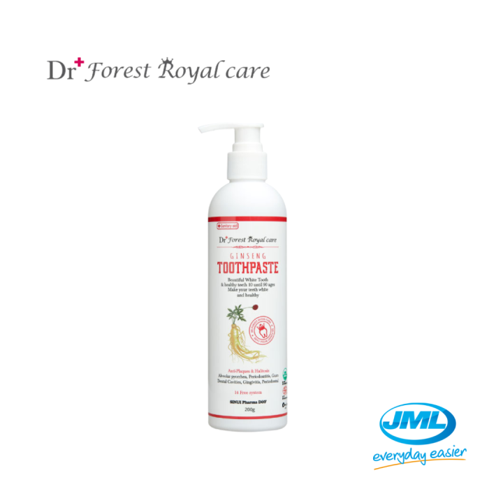 [JML Official] Dr Forest Royal Ginseng Toothpaste | Lazada Singapore