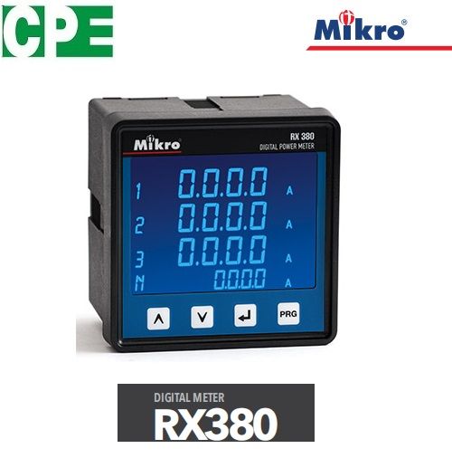 Mikro Digital Power Meter RX380 with RS485 Communication Port (2022 NEW MODEL) | Lazada