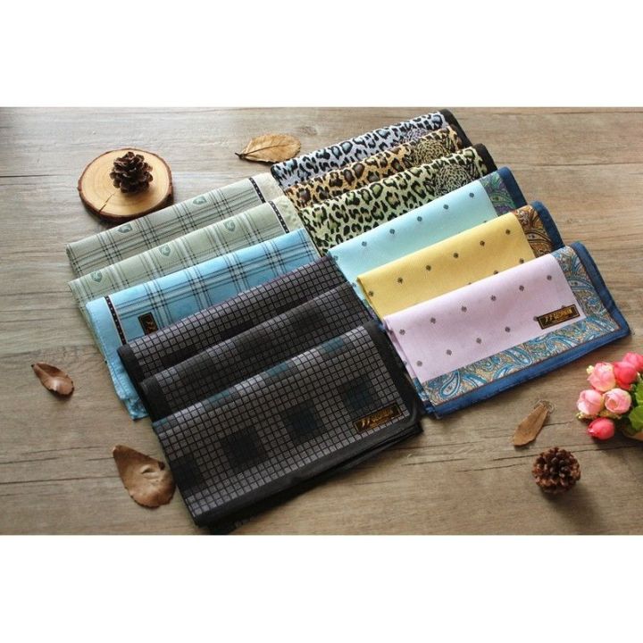 12pieces Men's Georman Handkerchief/panyo Cotton Panyo 4 Design In Pack ...