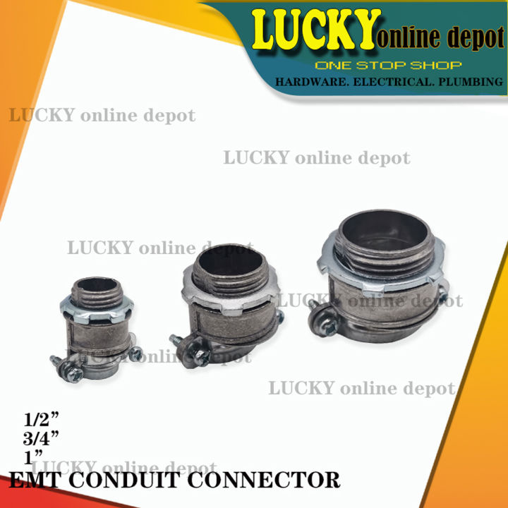 EMT G.I CONDUIT CONNECTOR WITH LOCKNUT | Lazada PH