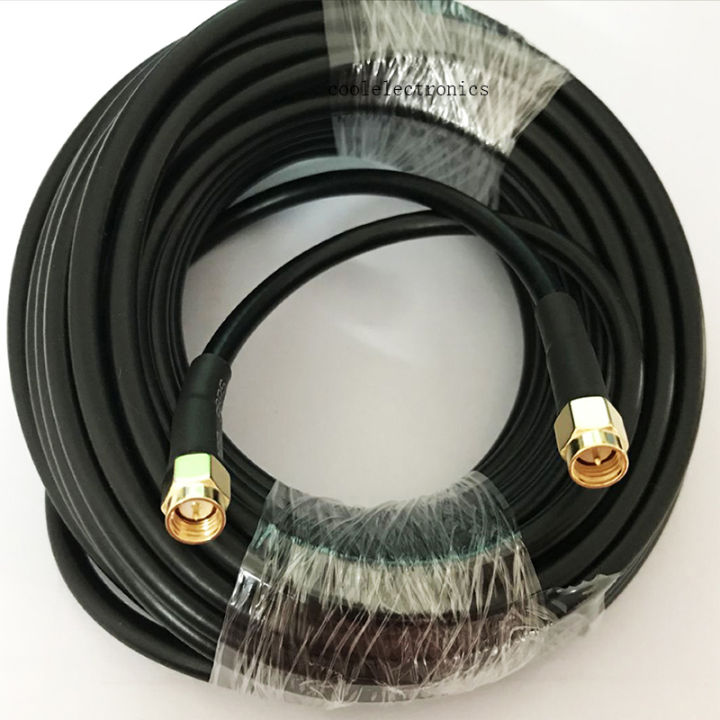 RG58 SMA Male to SMA Plug Connector RF Coaxial Pigtail WIFI Coax Wires cable 50cm 1/2/3/5m 10m ...