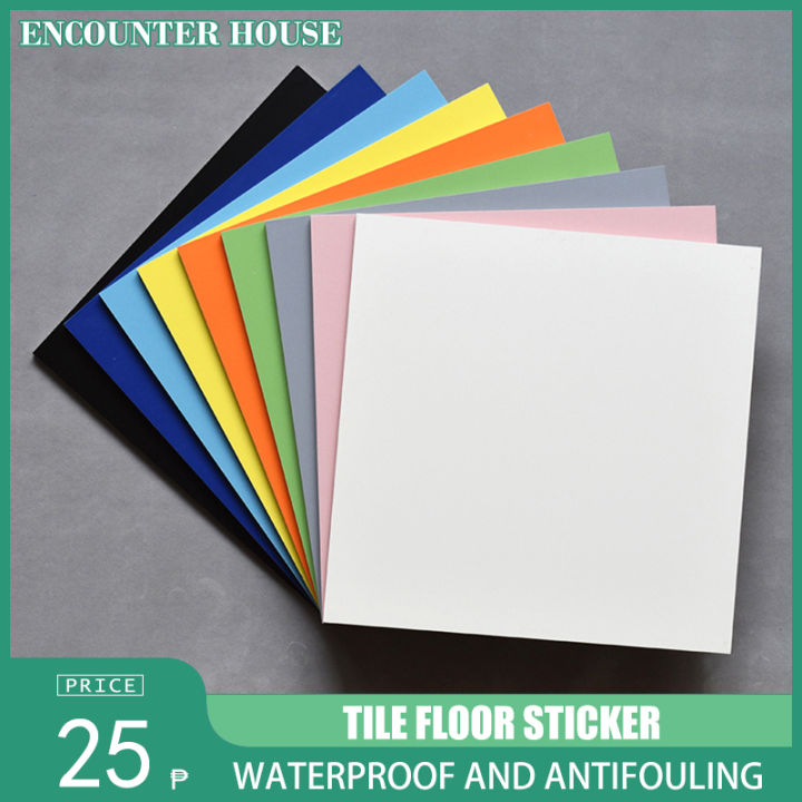 floor sticker 30x30cm Self Adhesive Vinyl Floor Sticker Waterproof ...