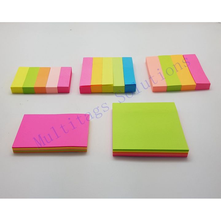 MS Removable Sticky Note Neon Colour /Stick Note | Lazada