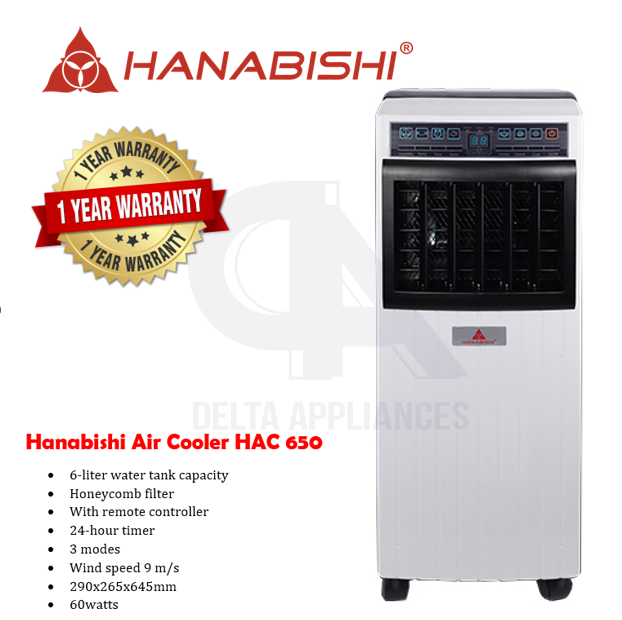 Hanabishi HAC 650 Air Cooler | Lazada PH