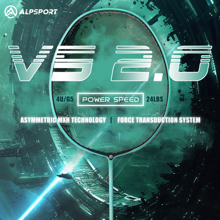 ALP V5-2.0 Upgrade 4U Full Carbon Fiber Professional Intermediate and advanced rackets Badminton ...