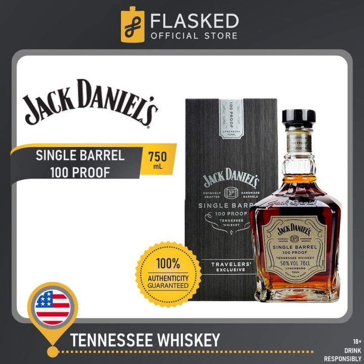 COD Jack Daniel's Single Barrel 100 Proof Tennessee Whiskey 750mL ...