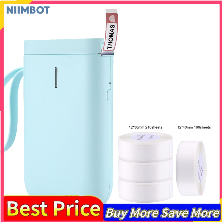 (Free Paper)NiiMbot D11 Portable Handheld Thermal Label Printer W ...