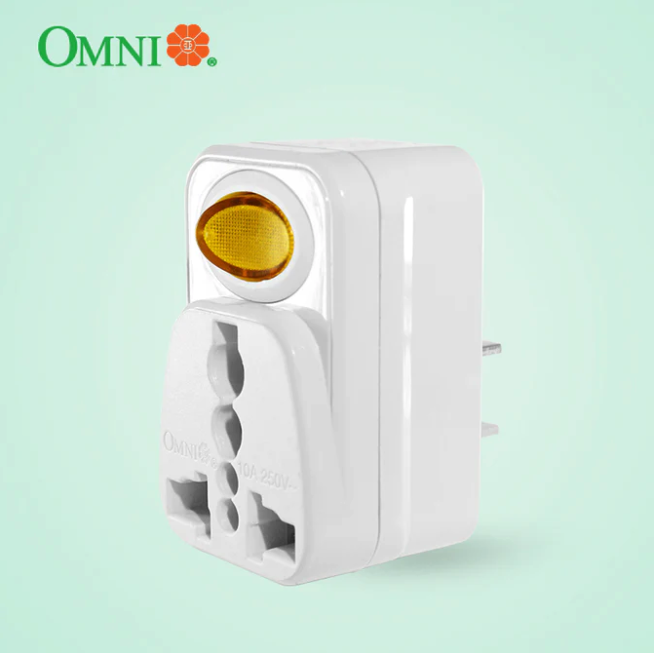 Universal Socket Adaptor with Switch, Universal Socket Adapter 10A ...