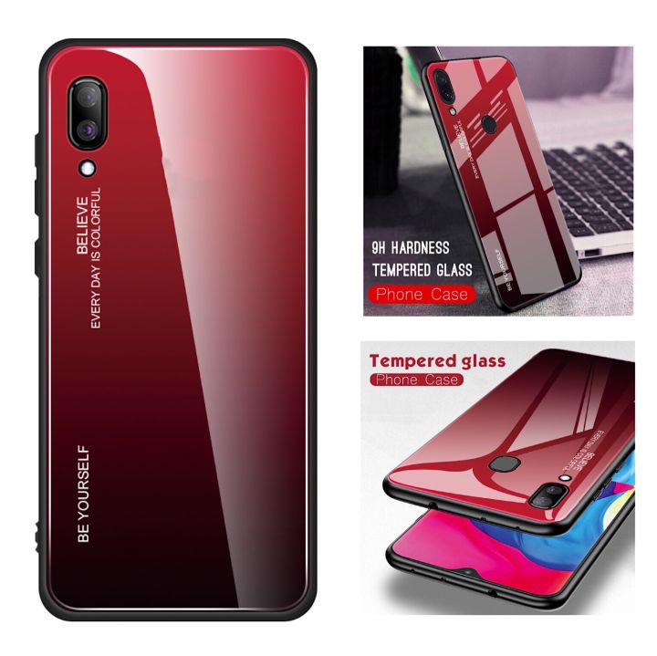[ส่งจากไทย] Case Huawei Y7Pro 2019(ไม่มีรูสแกน) เคสหัวเว่ย เคสกระจก เคส ...