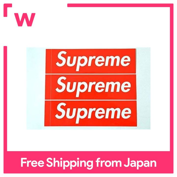 Supreme set of 3 stickers - box logo box logo sticker | Lazada Singapore