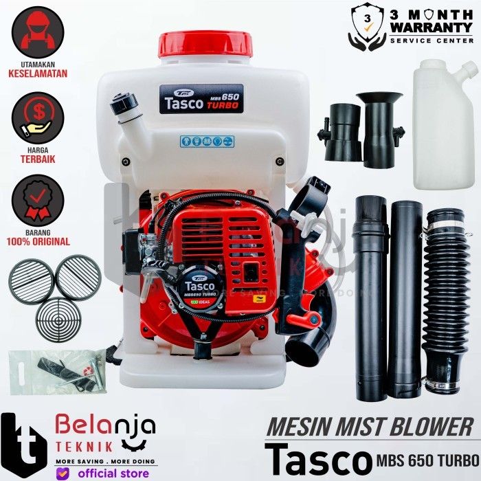 Tasco Mist Blower MBS 650 Turbo Mesin Semprot Hama Gulma MBS650 2 Tak ...