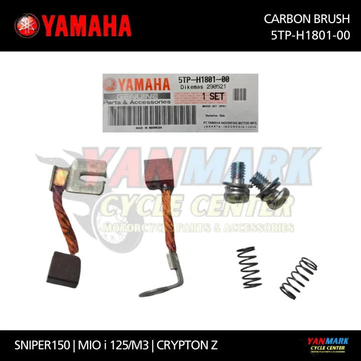 ORIGINAL YAMAHA - CARBON BRUSH - SNIPER 150 | MIO i 125/M3 | CRYPTON Z ...