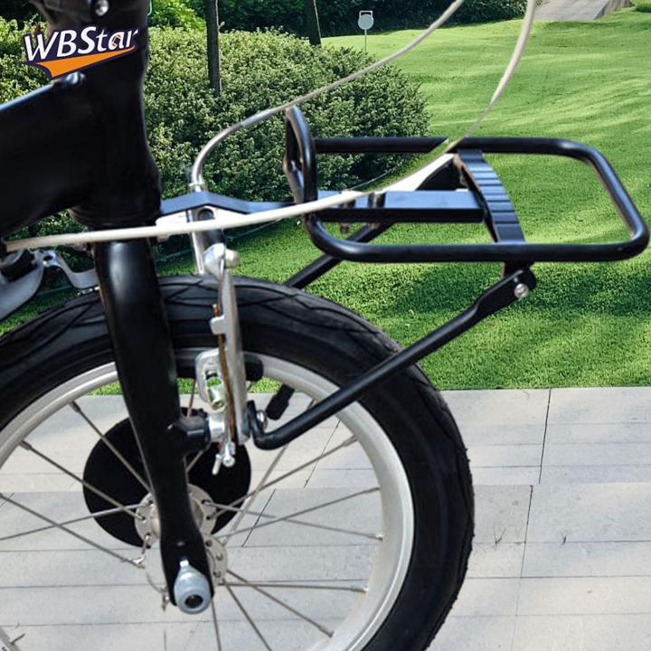 WBStar Bike Front Rack,Bicycle Cargo Rack Universal Easy to Install ...
