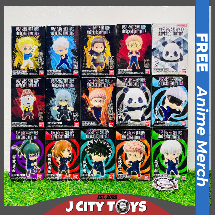 Jujutsu Kaisen Adverge Motion v 0 1 2 Figure Gojo Panda Toge Maki Megumi Yuji Nobara | Lazada PH