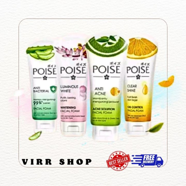 Facial Wash / Foam POISE 100GR sabun cuci muka | Lazada Indonesia